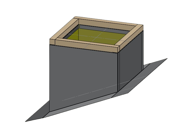 Sloped Fan Roof Curb